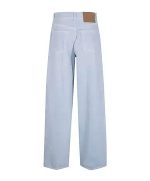 HAIKURE Logo Patch Wide-leg Jeans