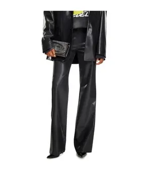 DIESEL® P-olaris Coated Pinstripe Flare Pants