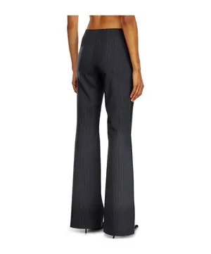 DIESEL® P-olaris Coated Pinstripe Flare Pants
