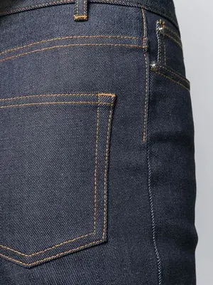 A.p.c. Sailor Jeans High Waist Straight Leg Denim