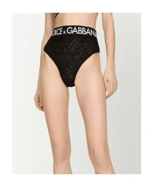 Dolce & Gabbana Dolce Gabbana High Waist Logo Waistband Briefs