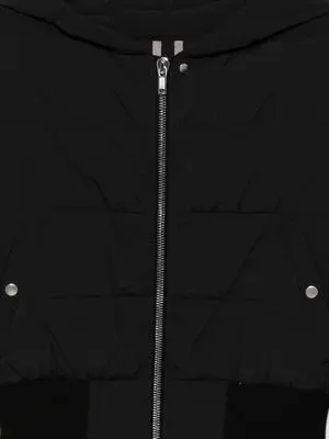 Rick Owens Zip-up Hooded Quilted Jacket