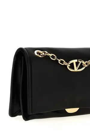 Valentino Garavani Vlogo Chain Shoulder Bag - Black
