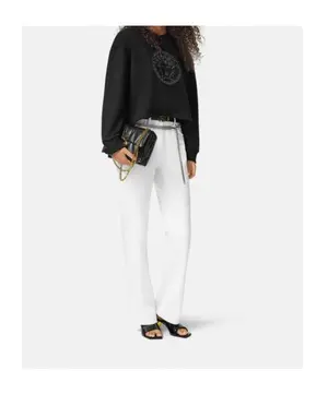 Versace Embellished Crewneck Sweatshirt
