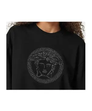 Versace Embellished Crewneck Sweatshirt