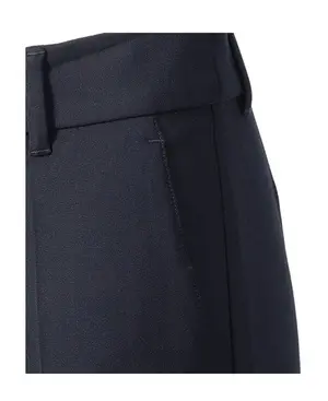 Emporio Armani Pleated Straight Casual Pants