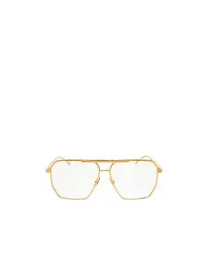 Bottega Veneta Aviator Frame Eyewear - Yellow