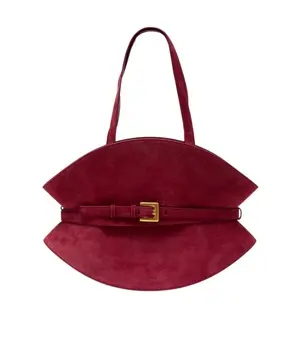 Balmain Medium Shuffle Shoulder Bag - Red