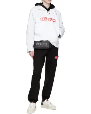 Kenzo Logo Printed Drawstring Hoodie