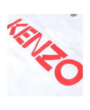 Kenzo Logo Printed Drawstring Hoodie