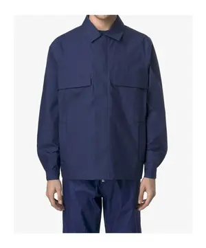 K-WAY Three-layers Poplin Jacket - Blue