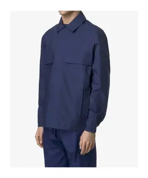 K-WAY Three-layers Poplin Jacket - Blue