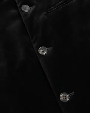 Emporio Armani Velvet Stand Collar Jacket