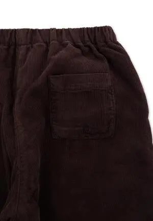 Bonpoint Elastic Waist Casual Pants - Brown