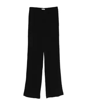 Issey Miyake Pleated Tapered-leg Pants - Black