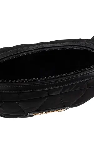 Versace Logo Plaque Quilted Belt Bag