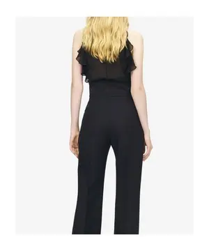 Alexander McQueen Ruffled High Neck Sleeveless Top