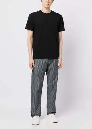 Play Comme Des Garcon X Invader Logo-patch Cotton T-shirt