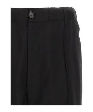 Marni Stitched Crease Flared Trousers - Black