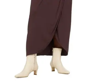 Staud High-heeled Pointy Toe Boots - Nude
