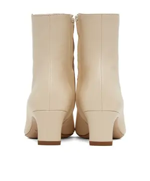Staud High-heeled Pointy Toe Boots - Nude