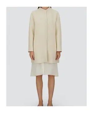 Herno Button Detailed Long Coat