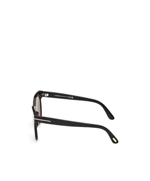 TOM FORD Moira Round Frame Sunglasses - Gray
