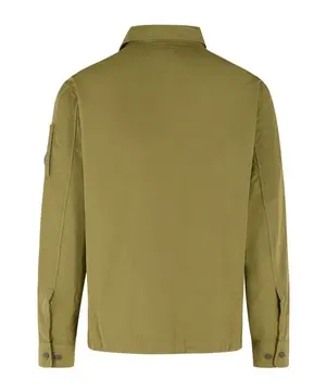 C.P. COMPANY Lens Button-up Overshirt - Green
