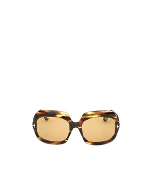 TOM FORD Oversized Frame Sunglasses - Nude