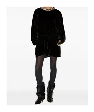Isabel Marant Étoile Beniga Dress With Embellished Neckline