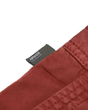 Emporio Armani Logo Shorts - Red