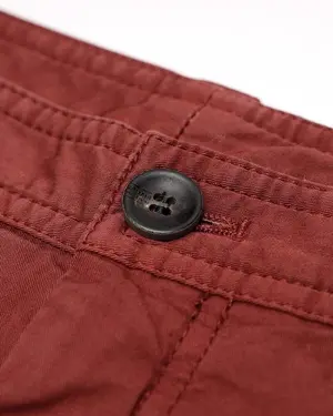 Emporio Armani Logo Shorts - Red