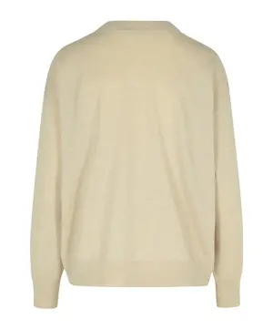 Fabiana Filippi V-neck Knitted Jumper With Shoulder Strap Trim