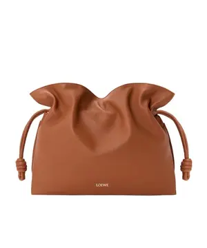 Loewe Flamenco Large Nappa Calfskin Shoulder Bag - Brown