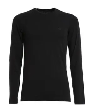 Emporio Armani Round Collar And Long-sleeved T-shirt