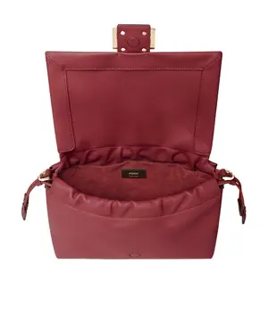 Fendi Mamma Baguette Medium Shoulder Bag - Red