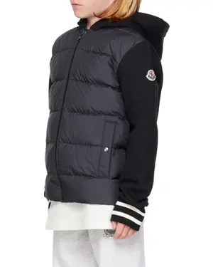 Moncler Logo Patch Zip-up Cardigan