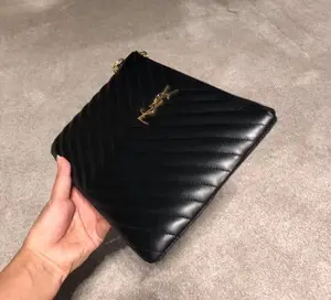 Saint Laurent Cassandre Matelassé A5 Pouch