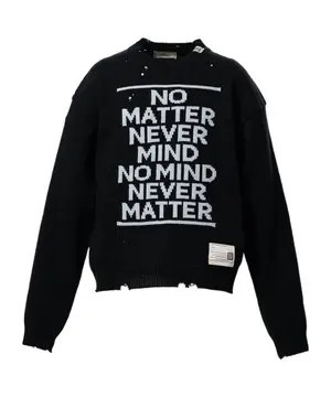 Mihara Yasuhiro Crew Neck Sweaters For Men