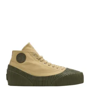 Balmain Riff High Top Canvas Sneakers