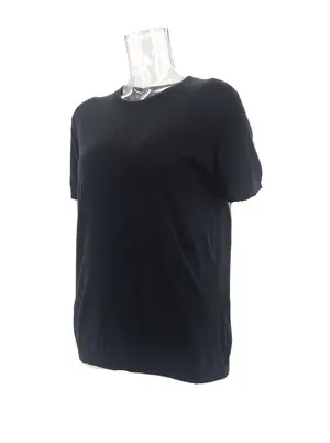Max Mara Short Sleeve Crew Neck Sweater - Black