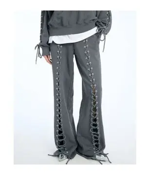 ROTATE BY BIRGER CHRISTENSEN Lace-up Detail Pants