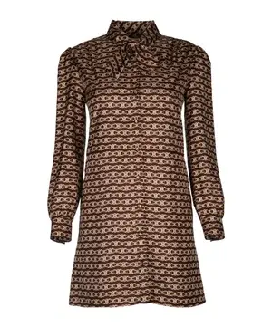Celine Long Sleeve Printed Dress
