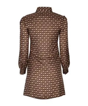 Celine Long Sleeve Printed Dress