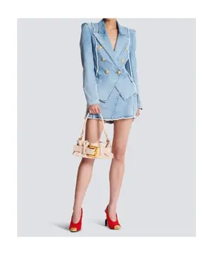 Balmain Mini Anthem Bag In Calfskin
