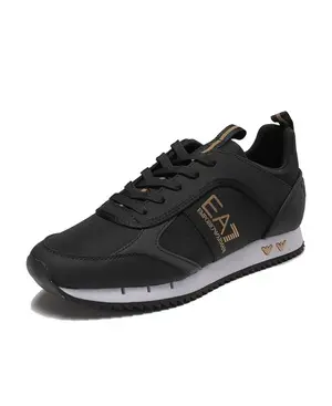 EA7 Logo-print Low-top Sneakers