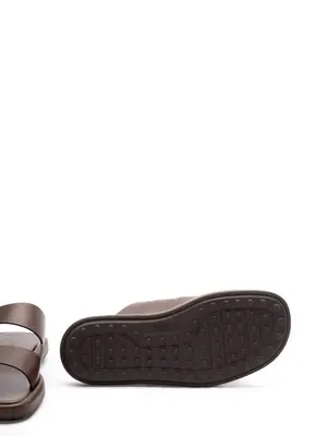 TOD'S Double Strap Slides With Side Buckles