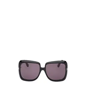 TOM FORD Tom Ford Lorelai Oversized Frame Sunglasses Gray