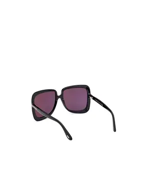 TOM FORD Lorelai Oversized Frame Sunglasses