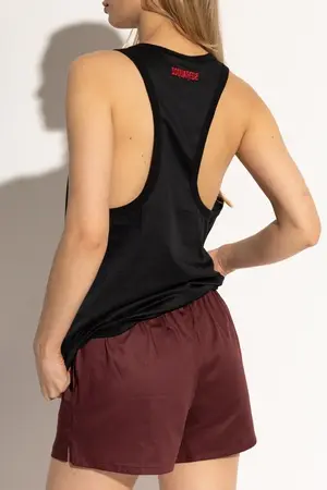 Dsquared2 Sleeveless Vest With Logo Detail